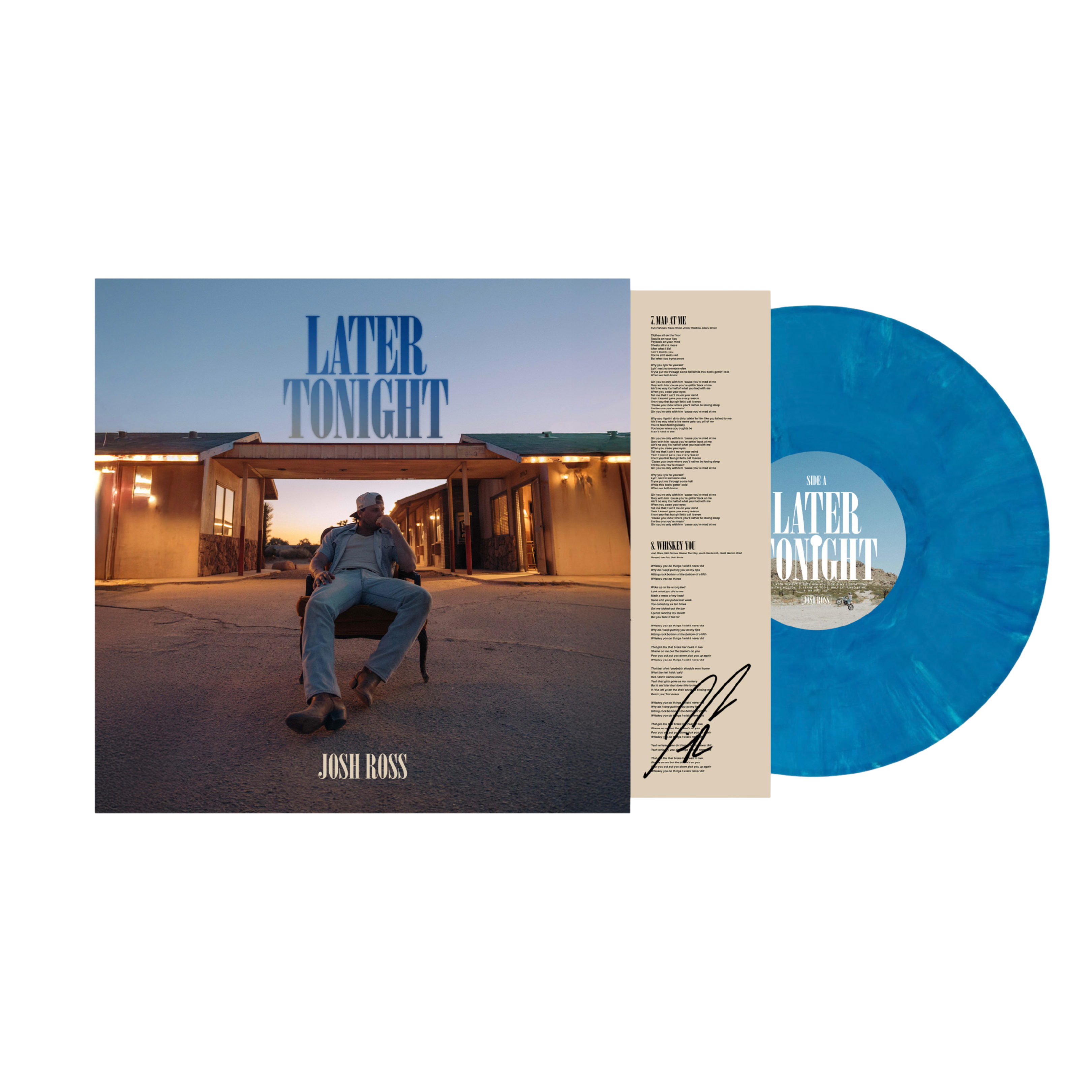 Later Tonight Signed LP - Josh Ross Official Store